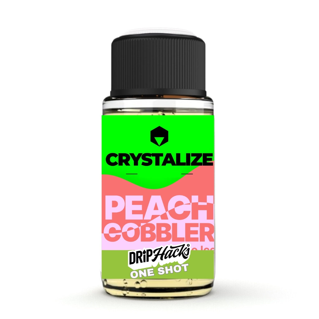 Crystalize Peach Cobbler Flavor Concentrate By Drip Hacks – Drip Hacks ...